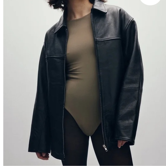 Worn | Jackets & Coats | Worn Design Black Leather Jacket | Poshmark